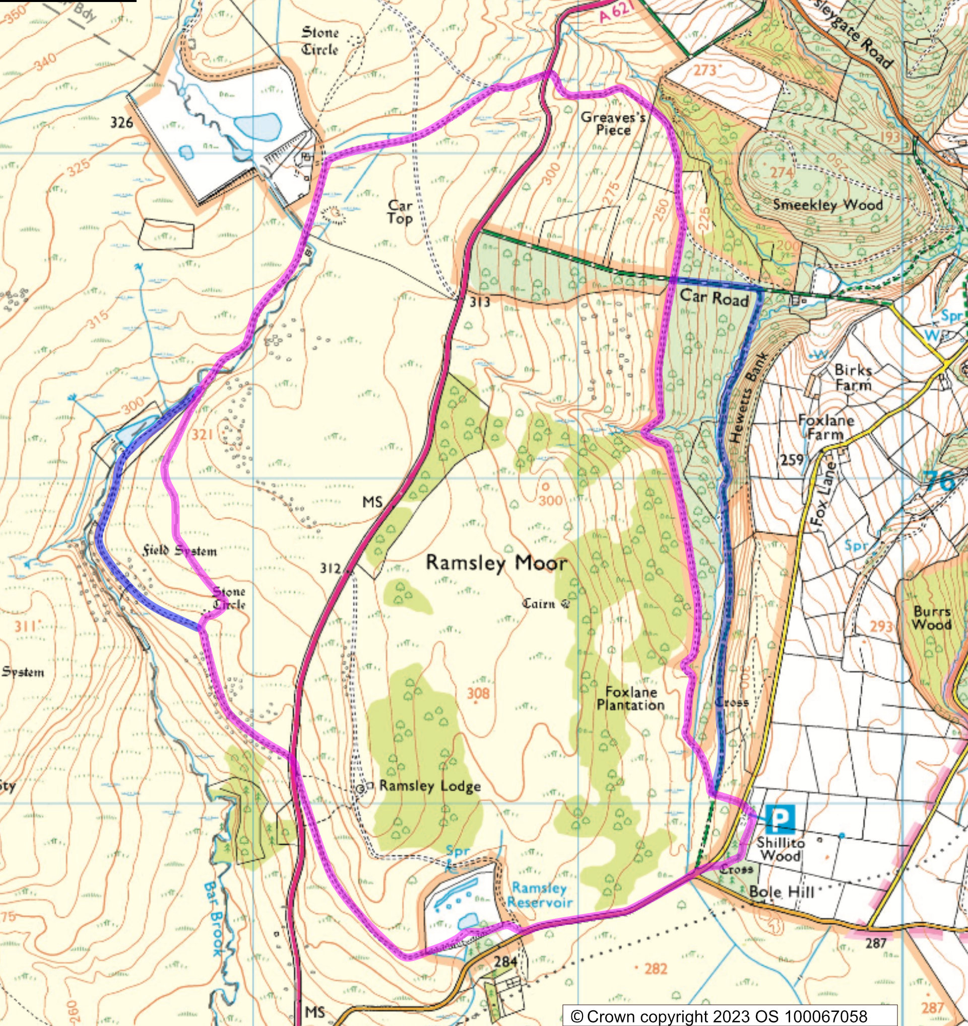 Eastern Moors – Old Reservoirs and Stone Circles – Dronfield Footpaths